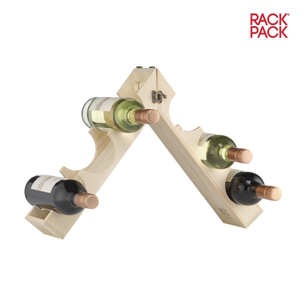 Coffret en bois pour bouteille de vin, Rackpack Original – Compléments d'image