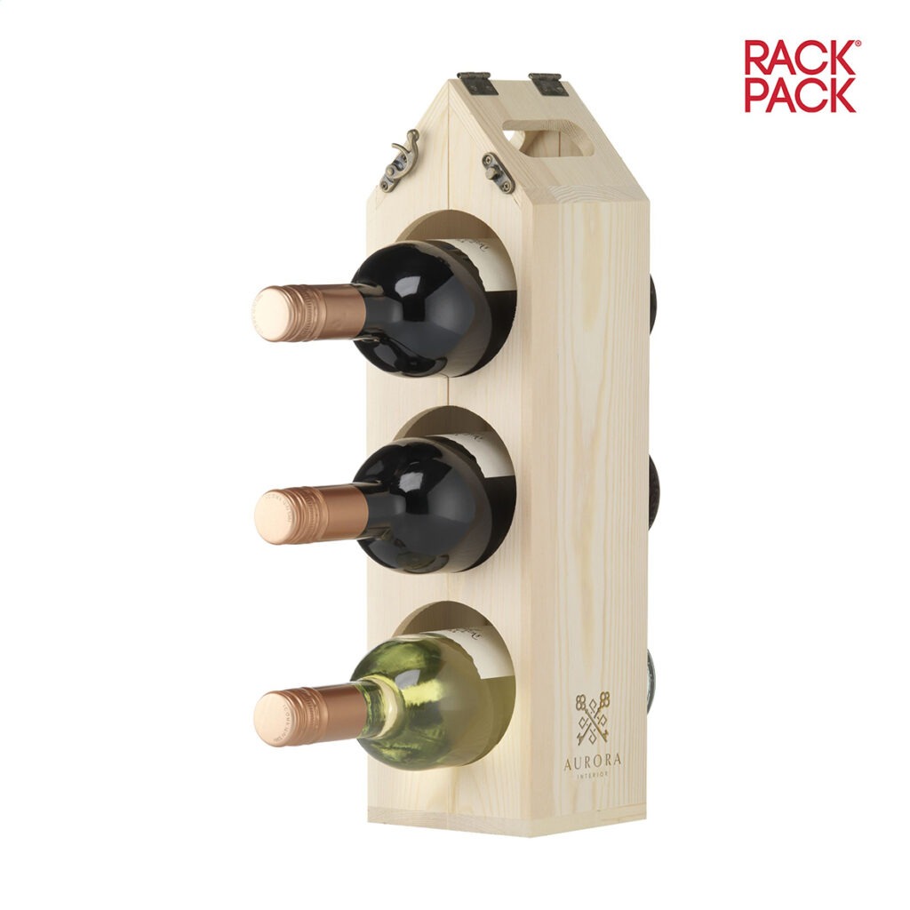 Coffret en bois pour bouteille de vin, Rackpack Original – Compléments d'image